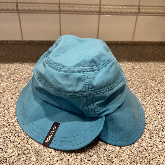 Bags | Marmot Baby Blue Bucket Hat | Poshmark